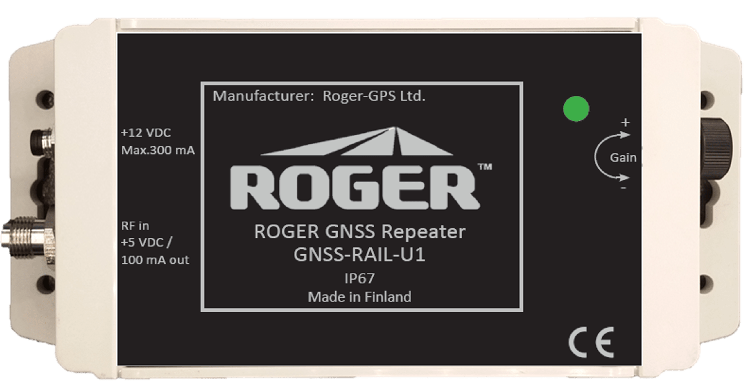 GNSS repeater for railway use complies with EN50155
